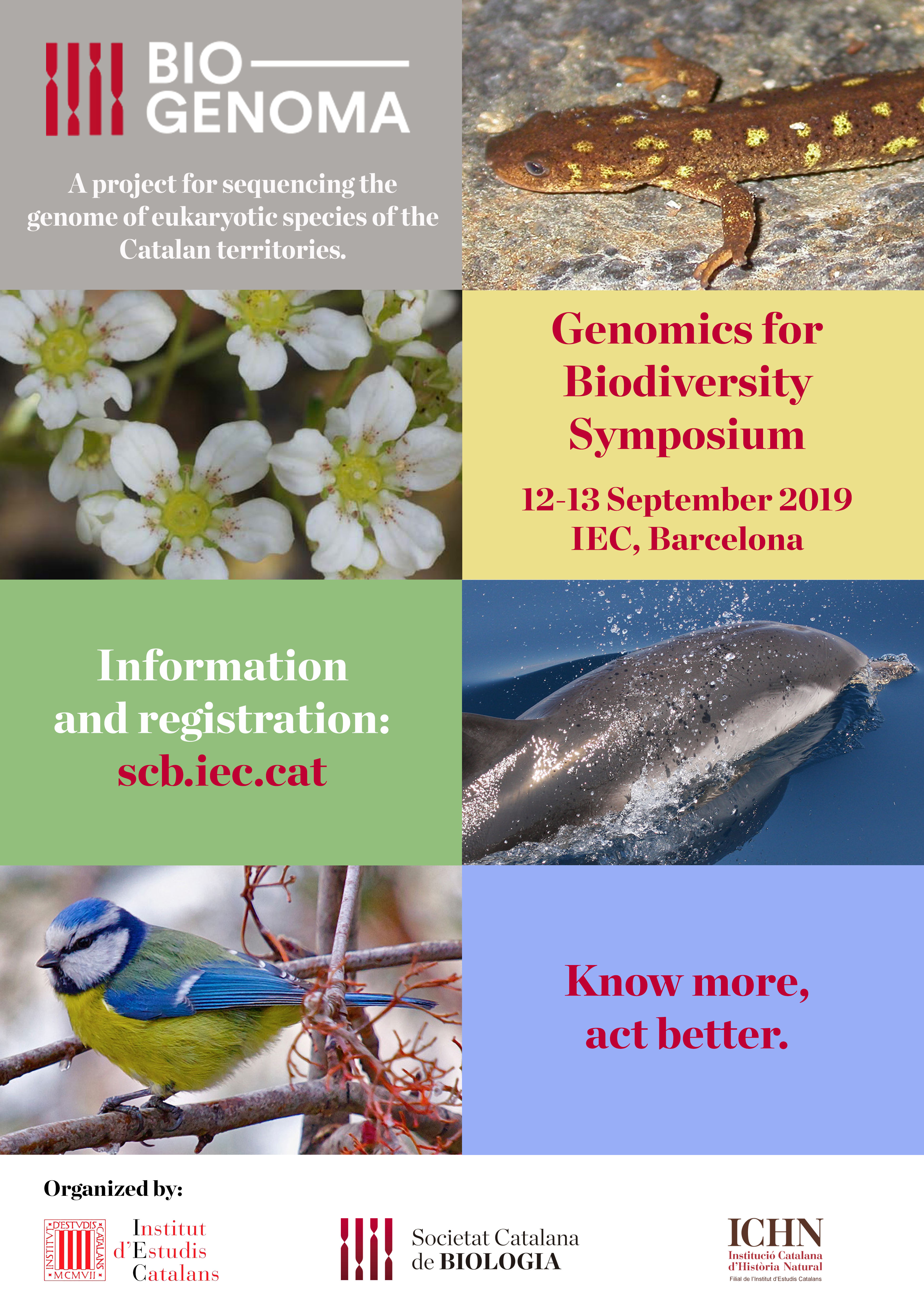 Genomics for Biodiversity Symposium | Societat Catalana de Biologia